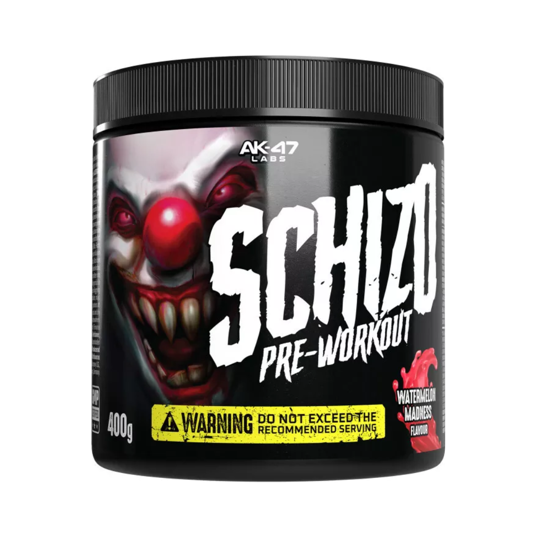 AK-47 Labs Pre-Workout Schizo 400g Watermelon – The Box Supplements