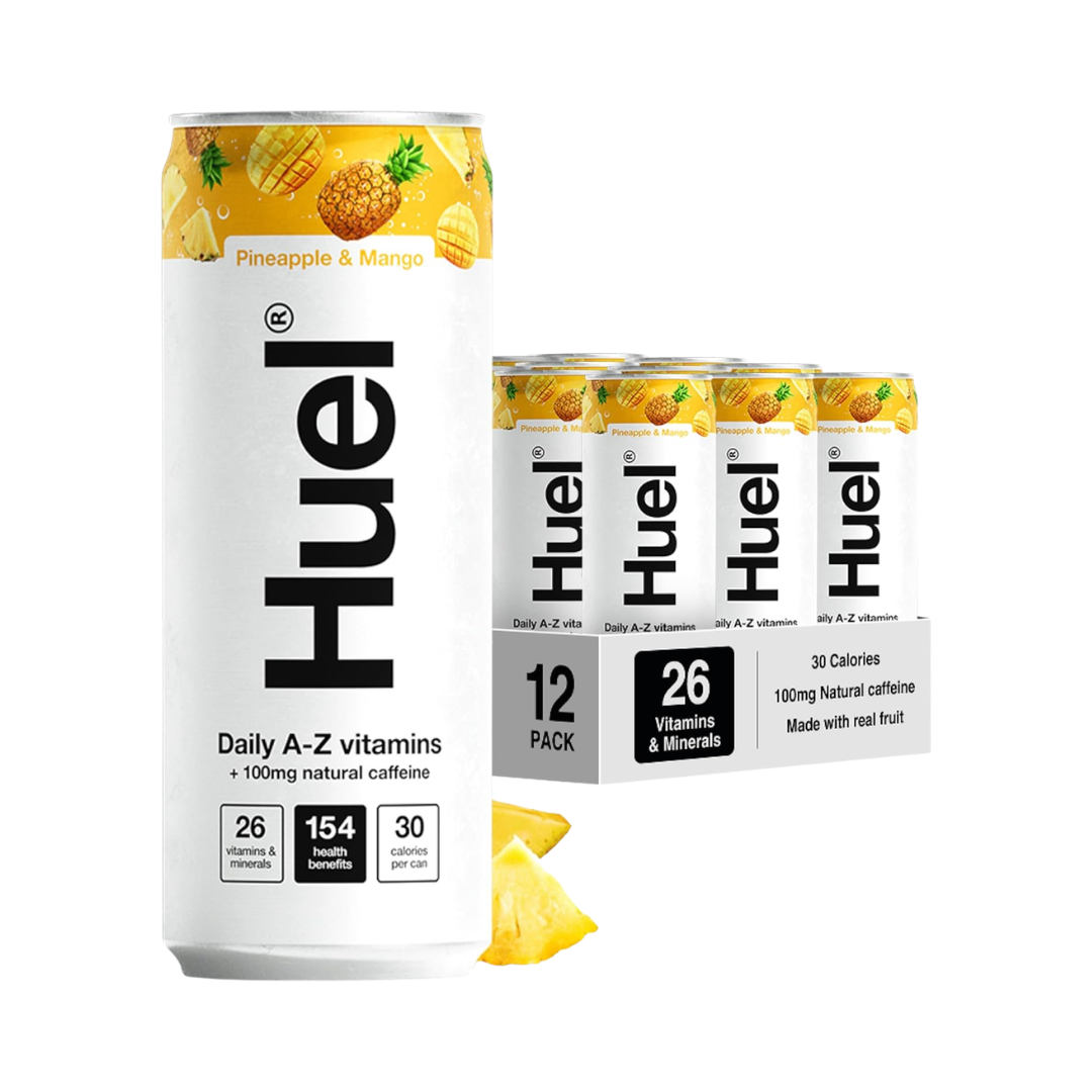 Huel Daily A-Z Vitamins 12x330ml - Pineapple & Mango – The Box Supplements