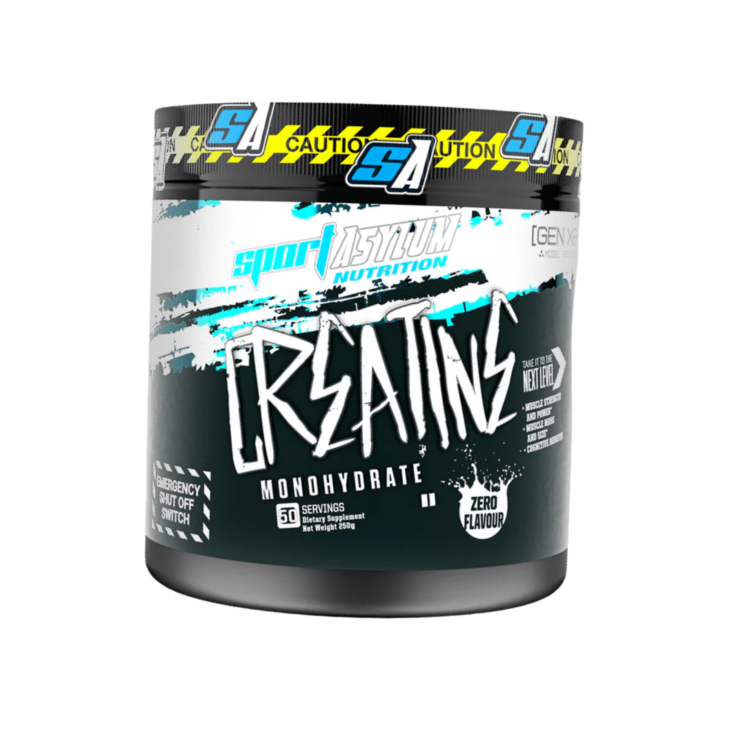 Sport Asylum Creatine Monohydrate 250g Unflavoured – The Box Supplements