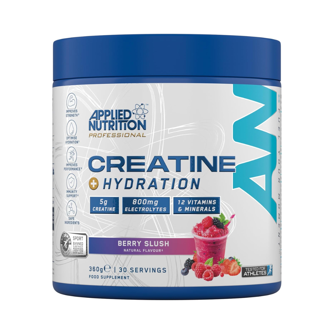 Applied Nutrition Creatine + Hydration 360g Berry Slush – The Box ...