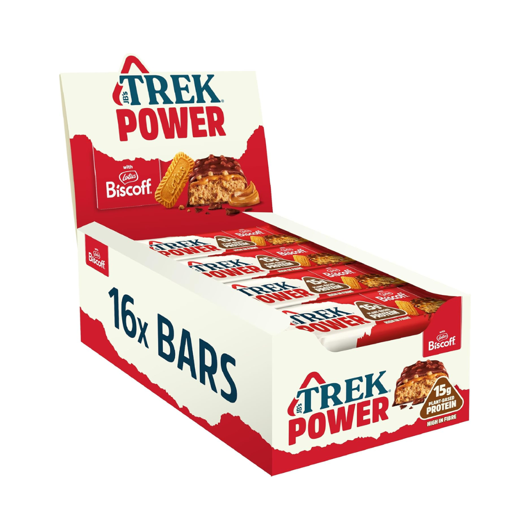 Trek Power Bar 16x55g Biscoff – The Box Supplements