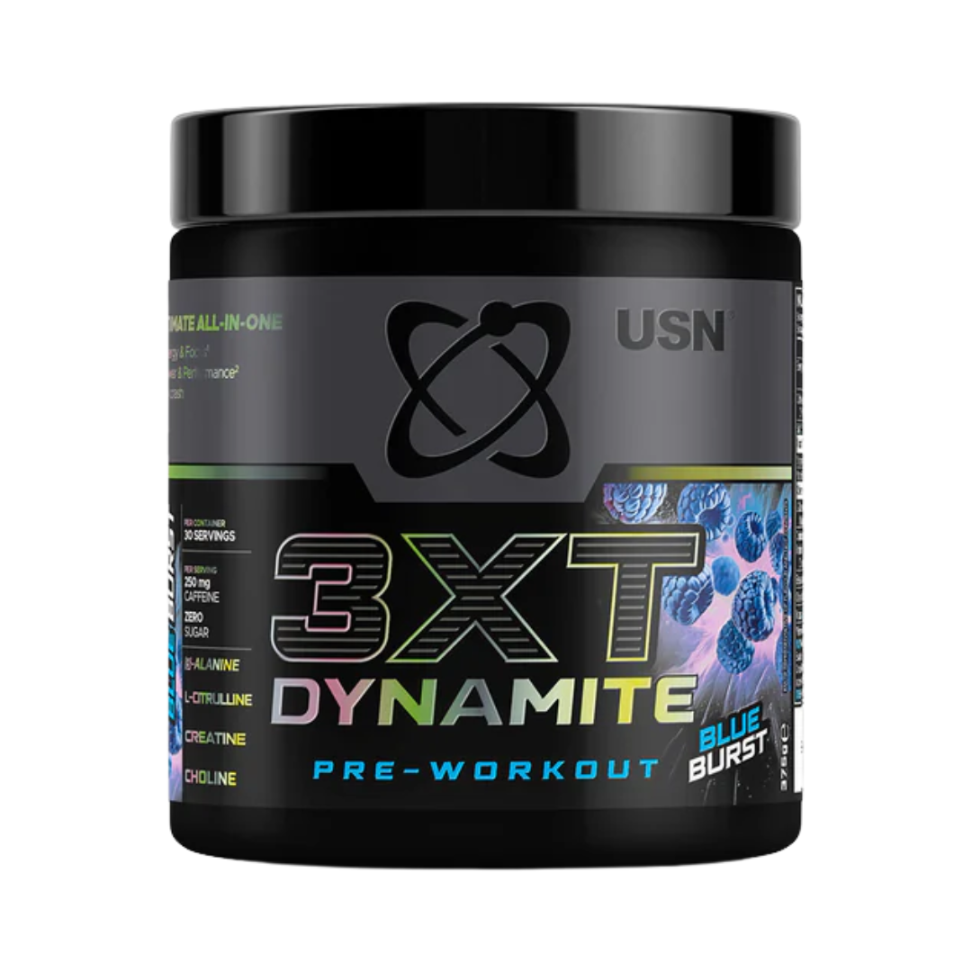 USN 3XT Dynamite 375g Blue Burst – The Box Supplements