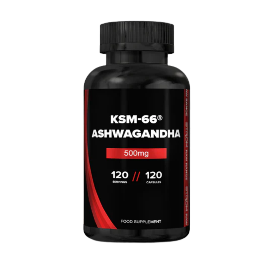 Strom Sports Ashwaganda KSM-66 120 Caps – The Box Supplements