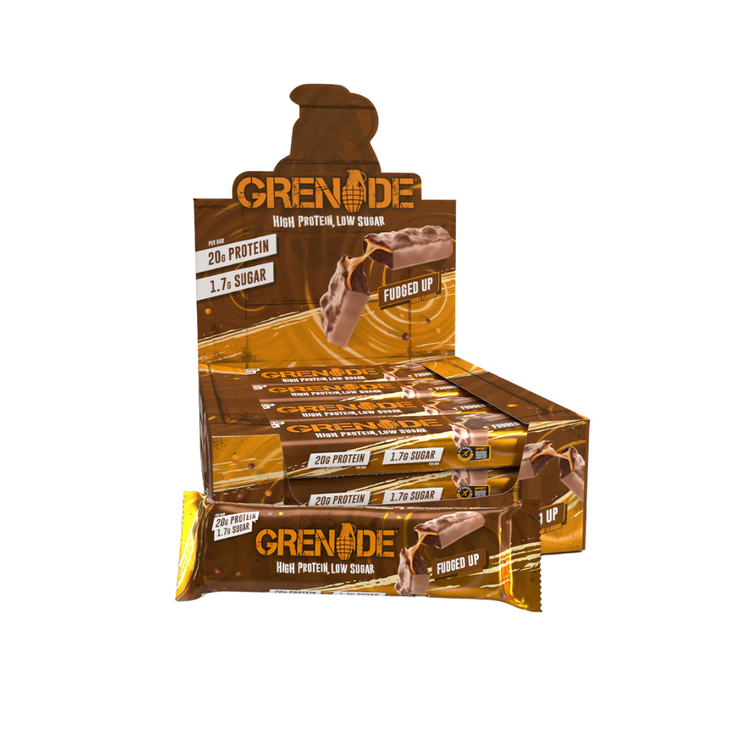 Grenade Protein Bar 12x60g - Fudged Up – The Box Supplements
