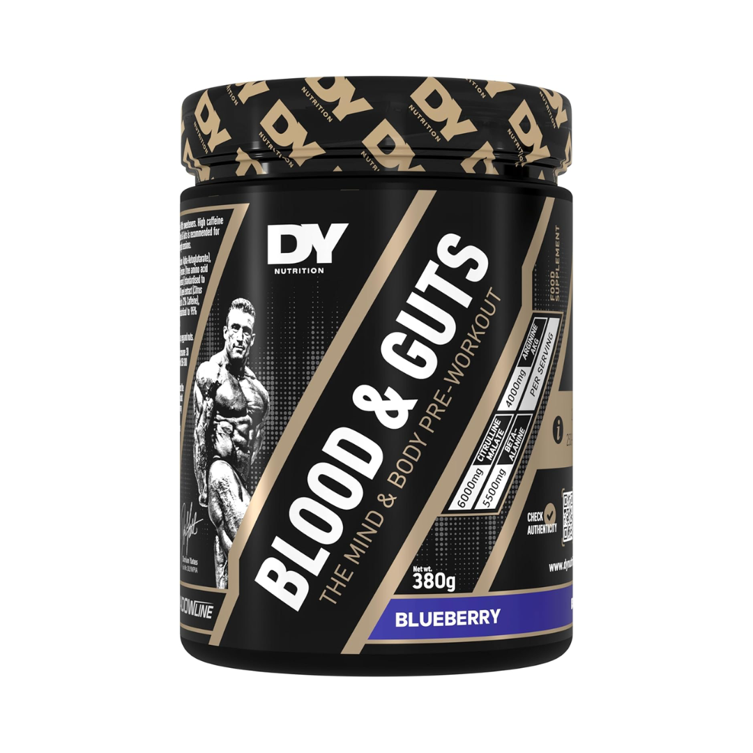 DY Nutrition Blood And Guts 380g - Blueberry – The Box Supplements