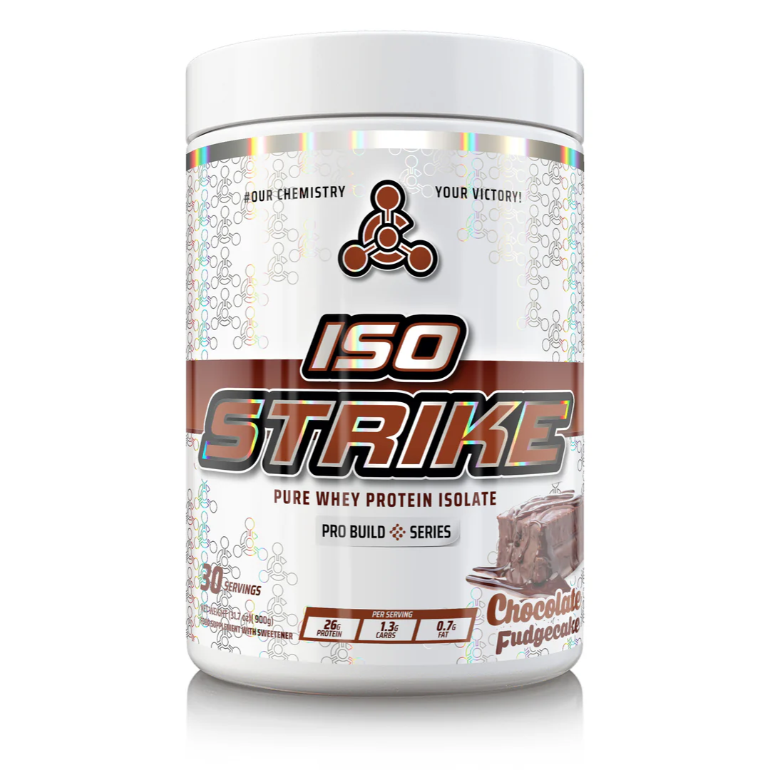 Chemical Warfare Iso Strike Whey Isolate 900g - Chocolate Fudge Cake ...