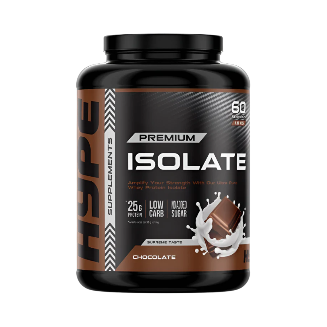 HYPE Whey Isolate 900g - Chocolate – The Box Supplements