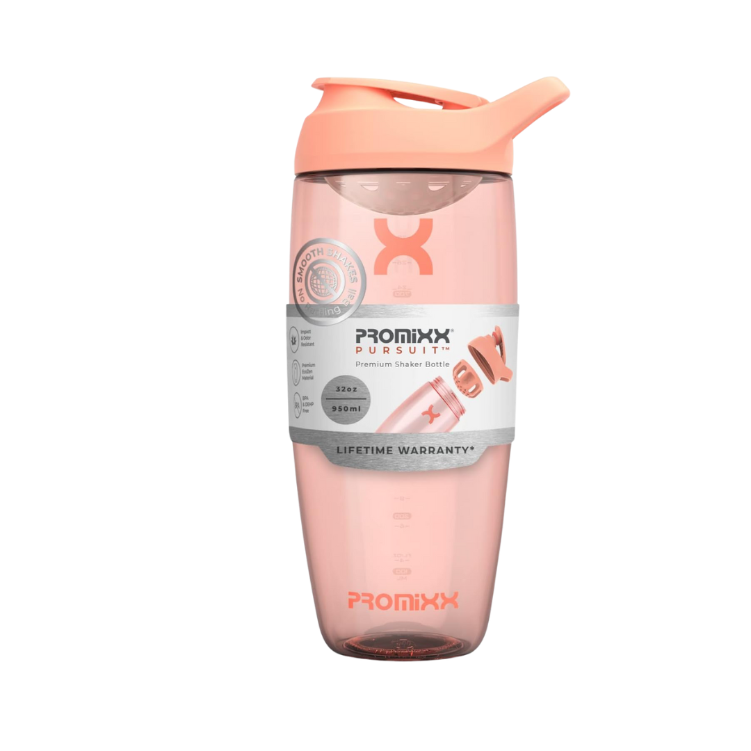 PROMiXX Pursuit EcoZen Shaker Bottle 950ml - Coral – The Box Supplements